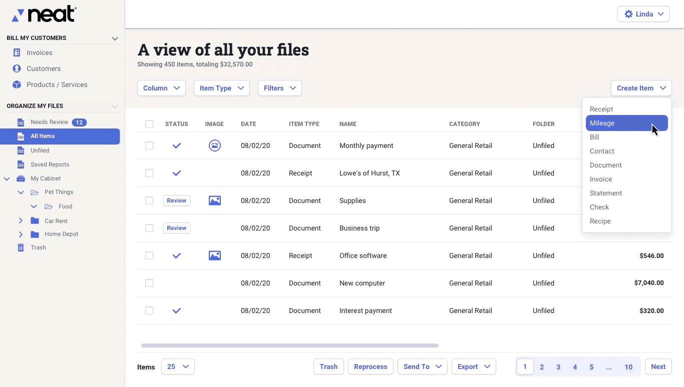 The Neat Company: Scanner, Receipt & Document Management